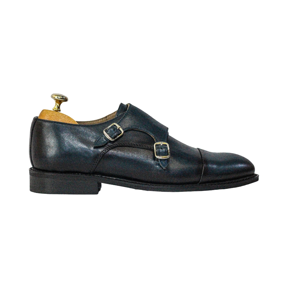 Bientino. Men's Double Monk Strap Shoes